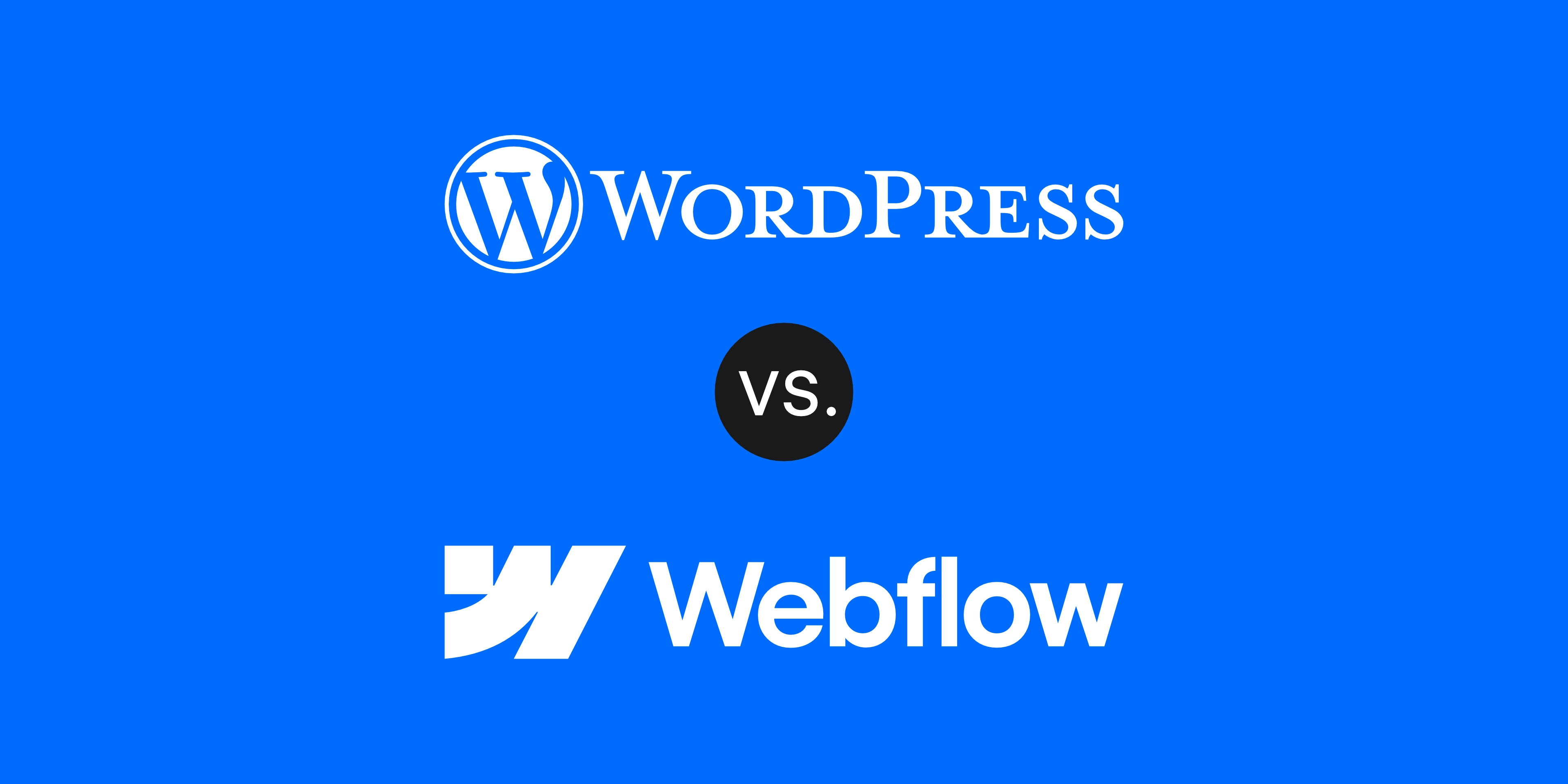 Rotate - Webflow vs. Wordpress: Comparison of Website Buildings in 2024